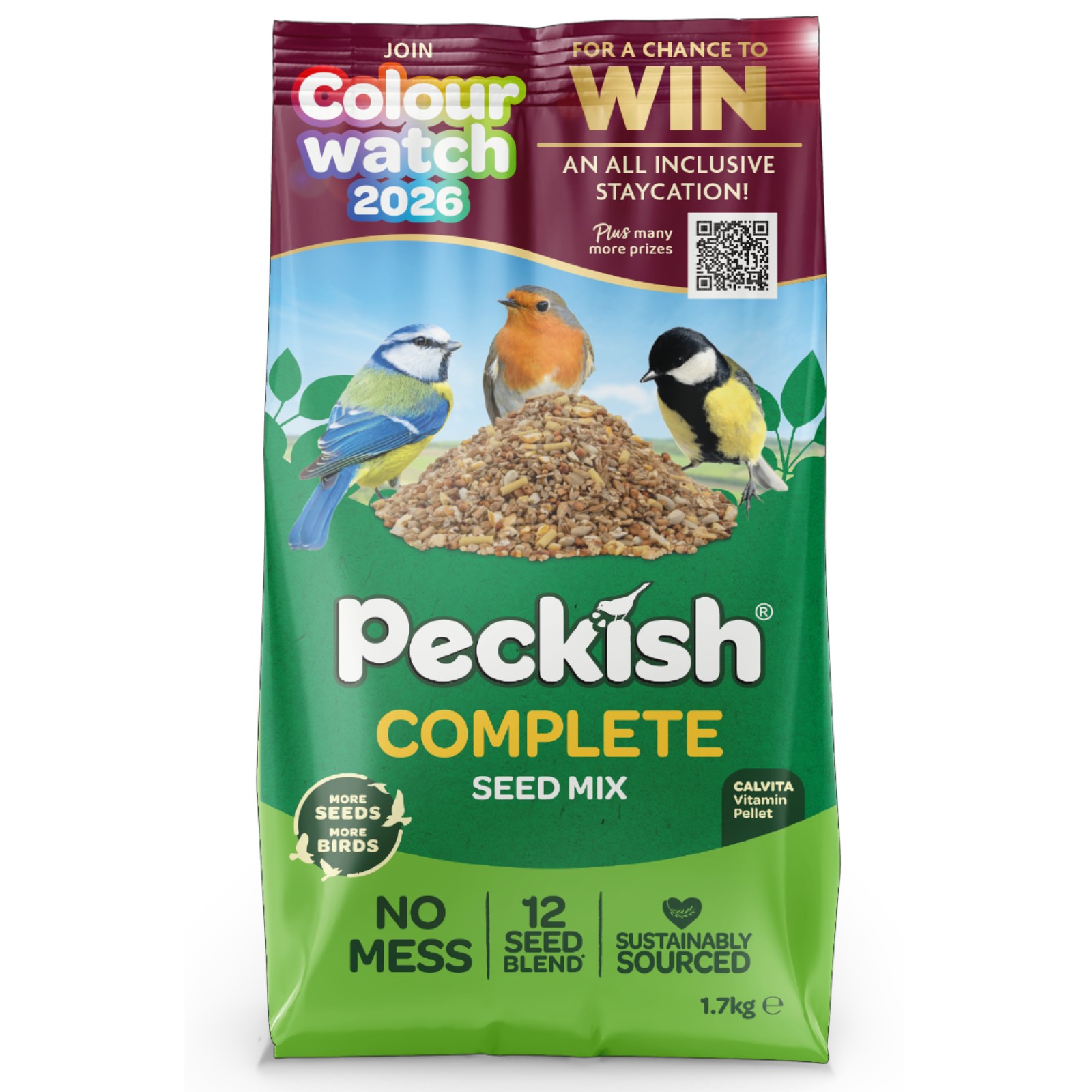 Peckish Complete Seed Mix For Wild Birds Garden Wildlife : Twootz.com